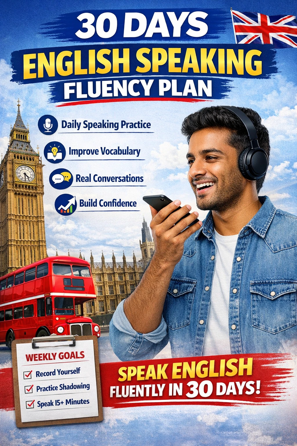 30 Days English Speaking Fluency Plan (Step-by-Step Guide for Fast ...